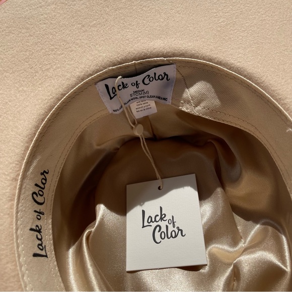 Lack Of Color | Accessories | New Lack Of Color Juno Boater Cream ...